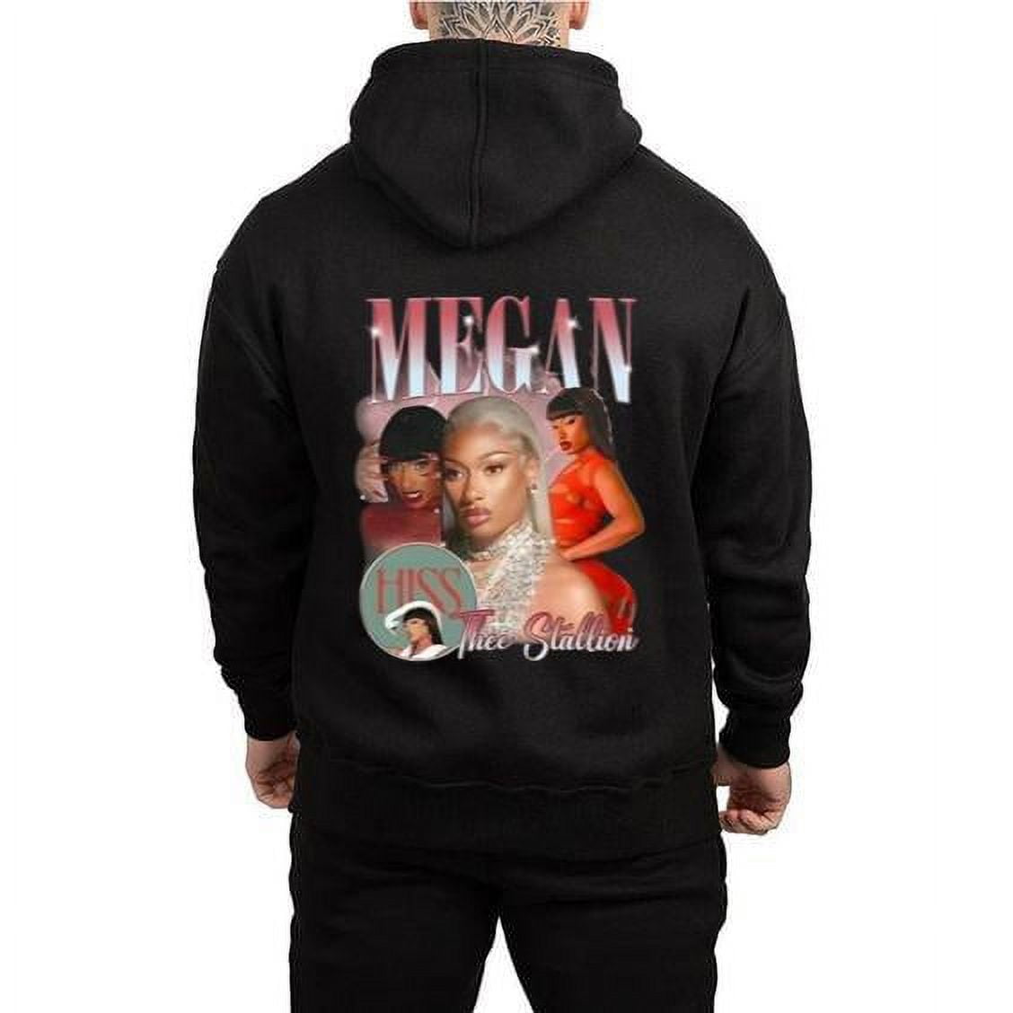 Vintage Megan Rapper Thee Stallion Music Hoodie, Hiss Album 90S Hoodie, Megan Tour 2024 Gift ...