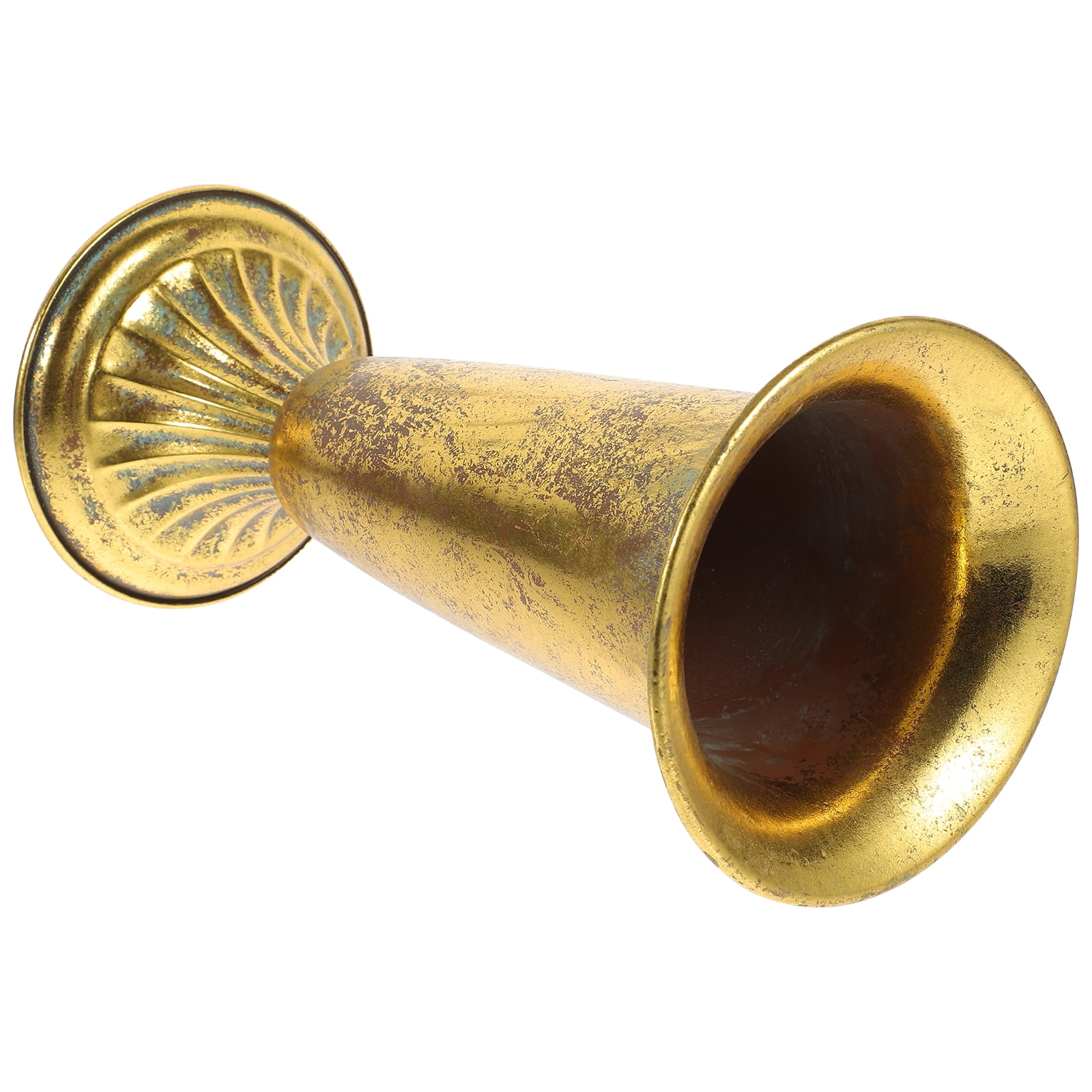 Vintage Metal Flower Pot Vases for Flowers Centerpiece Urn Planter ...