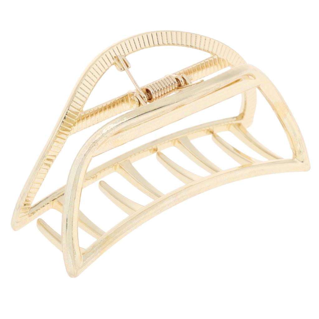 Vintage Metal Hair Jaw Clips Rectangle Arch Hair Clamp Claws ...