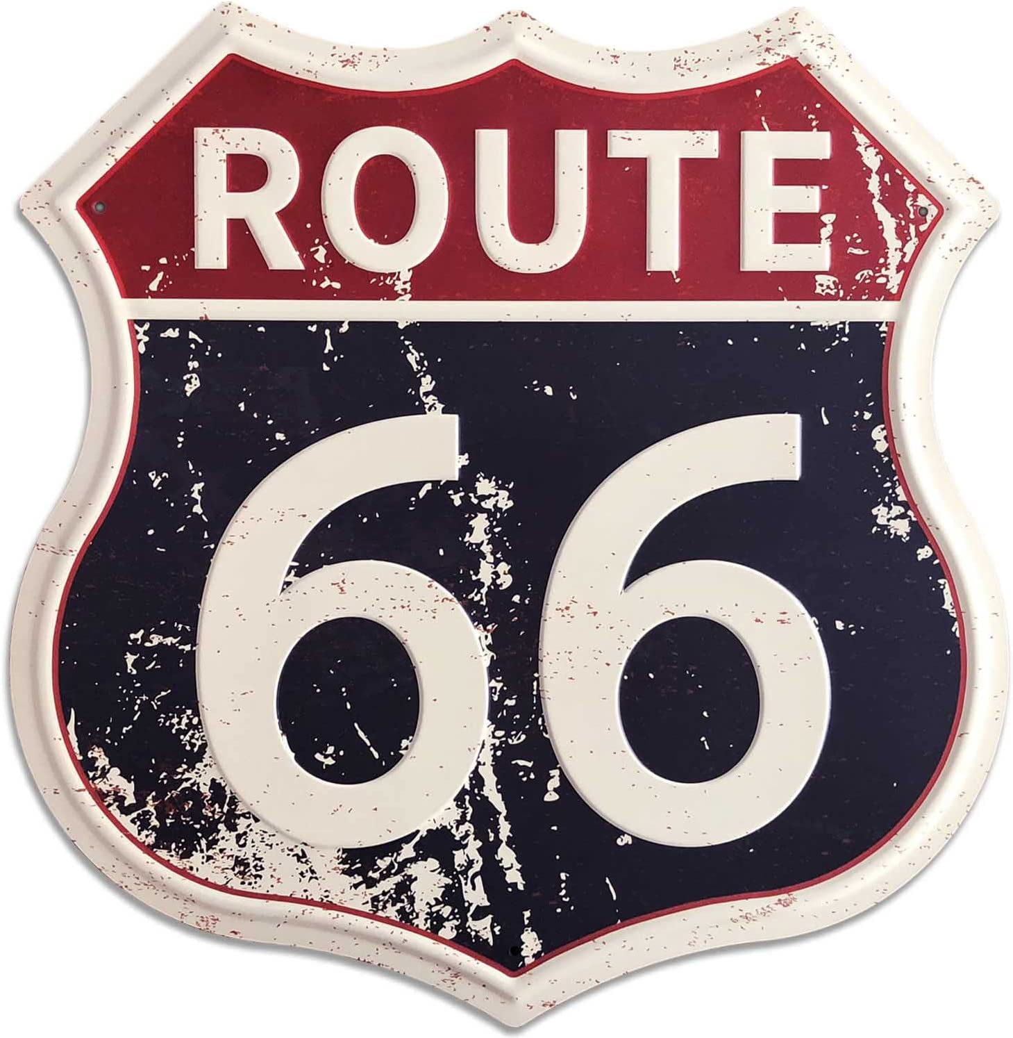 Vintage Metal Highway Road Sign Wall Decor Tin 12 in x 12 in Square ...