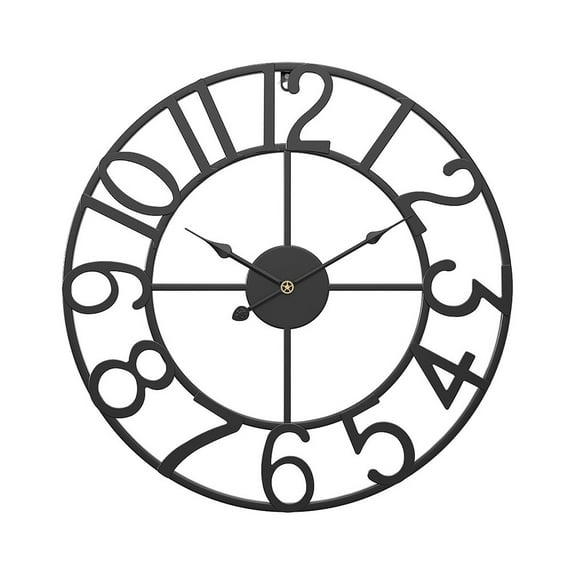 Vintage Metal Outdoor Wall Clock Stylish decoration for outdoor space ...
