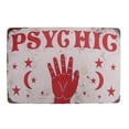 Vintage Metal Psychic Hand Palm Reading Wall Sign Tin Plaque Man Cave ...