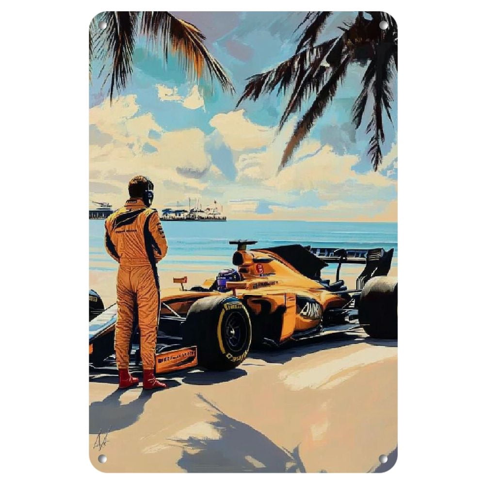 Vintage Metal Sign Plaque Funny Wall Decor Gift fashion cool racing ...