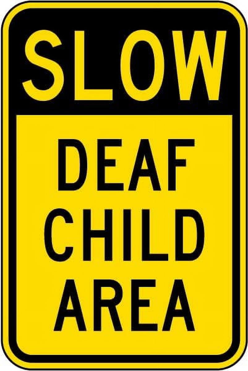 Vintage Metal Sign Slow Autistic Child At Play Metal Tin Sign Aluminum ...