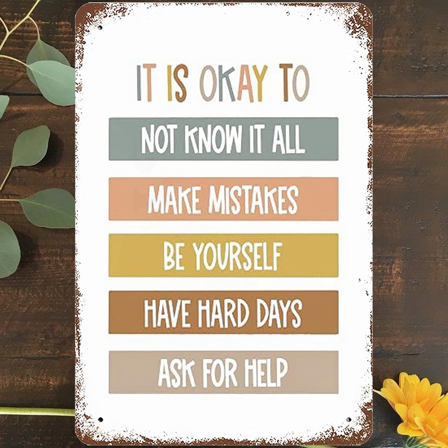 Vintage Metal Tin Sign 8"x12", Keep Calm Collection Think Before You ...