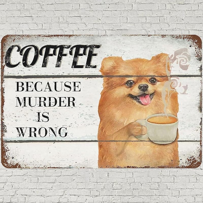 Vintage Metal Tin Sign 8x12, Coffee Christ Offers Wall Art Decor ...