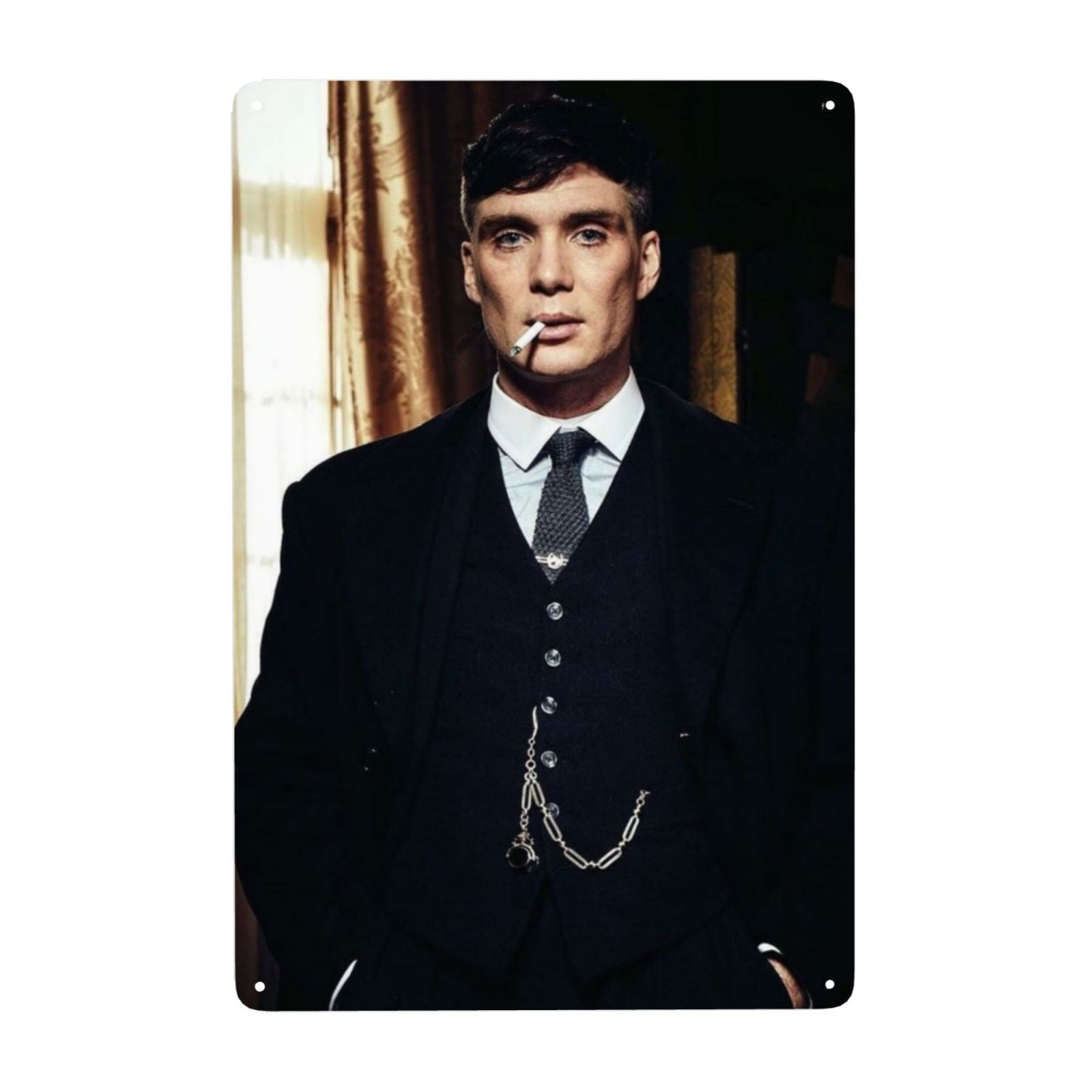 Vintage Metal Tin Sign Cillian Murphy Poster Wall Decor for Home Bar ...
