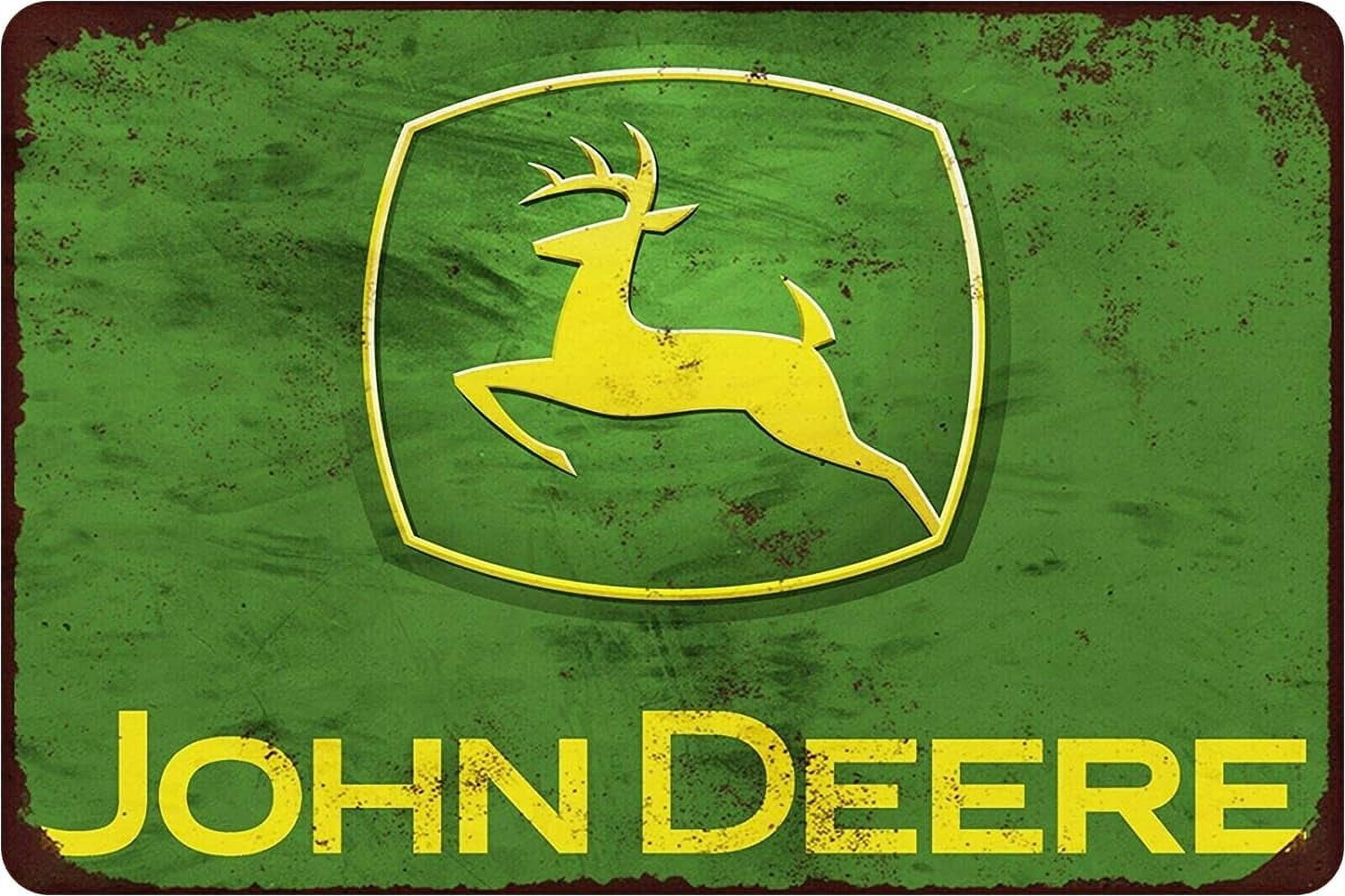 Vintage Metal Tin Sign John Deere Tractor Metal Tin Sign Exterior Home ...