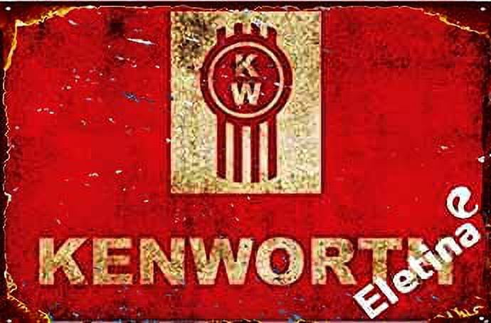 Vintage Metal Tin Sign Kenworth American Truck Manufacturing Company ...