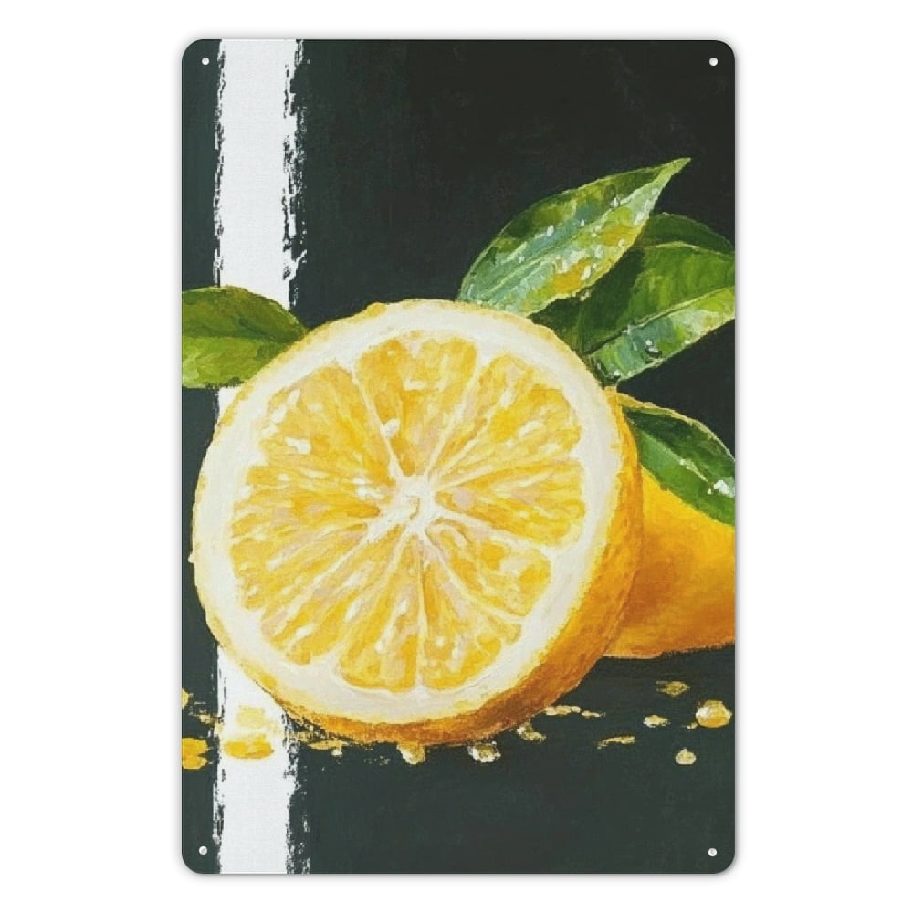 Vintage Metal Tin Sign When Life Gives You Lemon Tin Plaque National ...