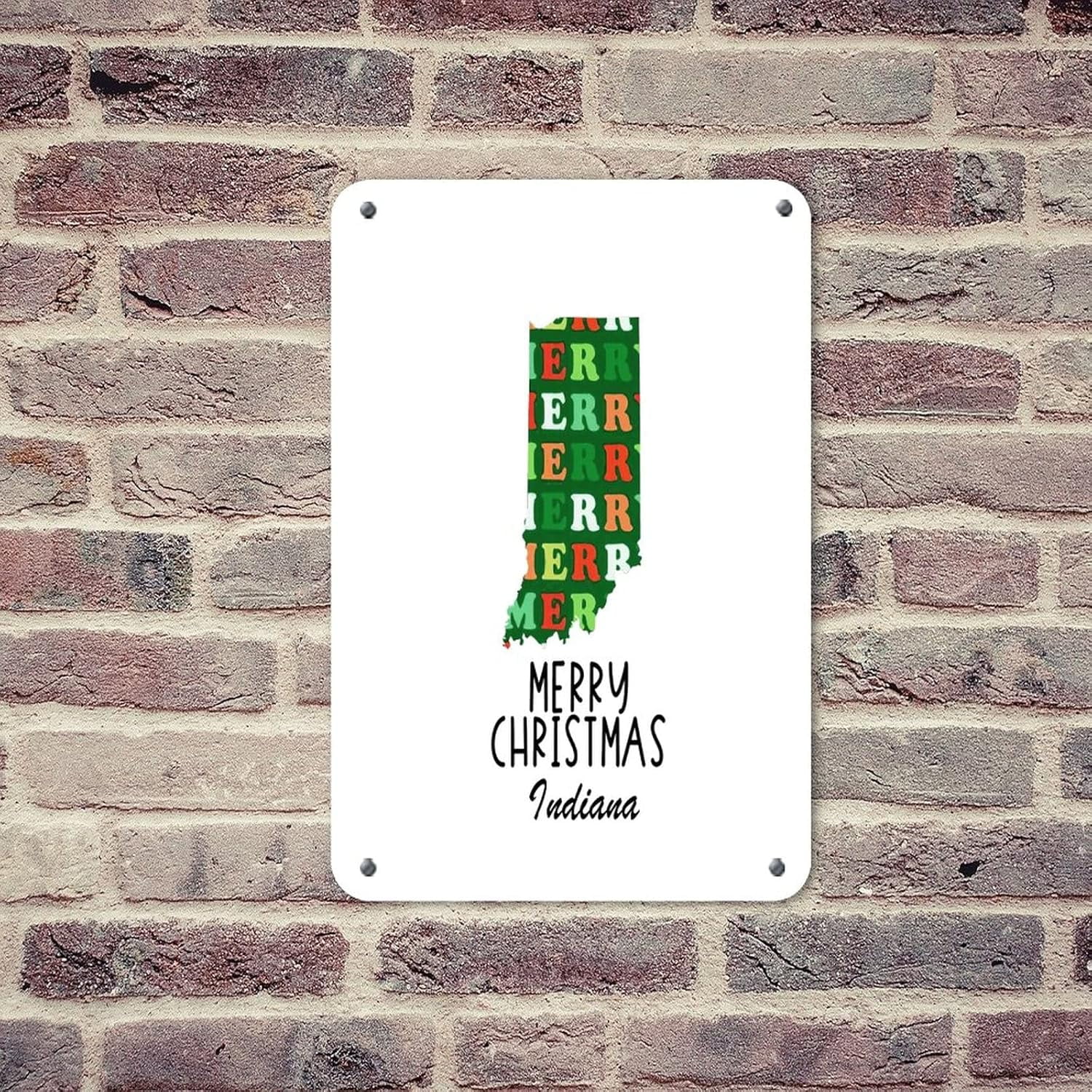 Vintage Metal Tin Sign Lndiana Wall Poster Metal Signs Outdoor America ...