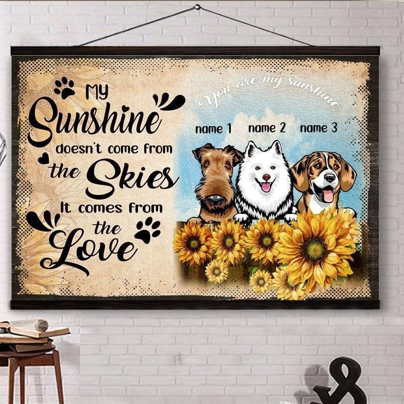 Vintage Metal Tin Sign My Sunshine Comes from The Love Personalized ...