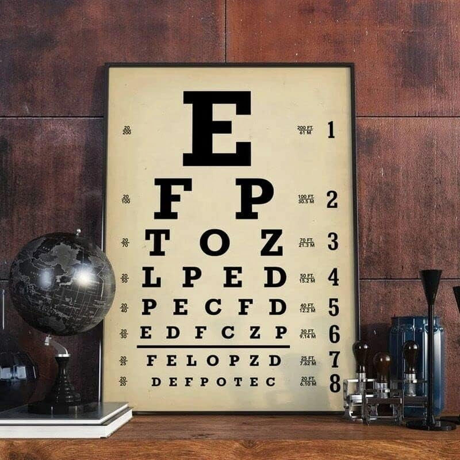 Vintage Metal Tin Sign Vintage Wall Pictures Eye Doctor Gifts Optometry ...