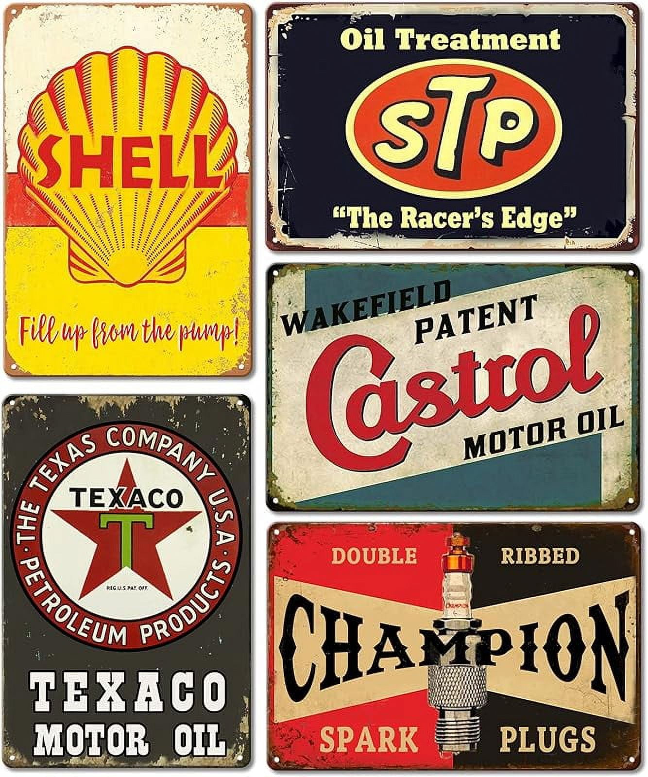 Vintage Metal Tin Signs Retro Garage Signs For Men Wall Decorations Old ...