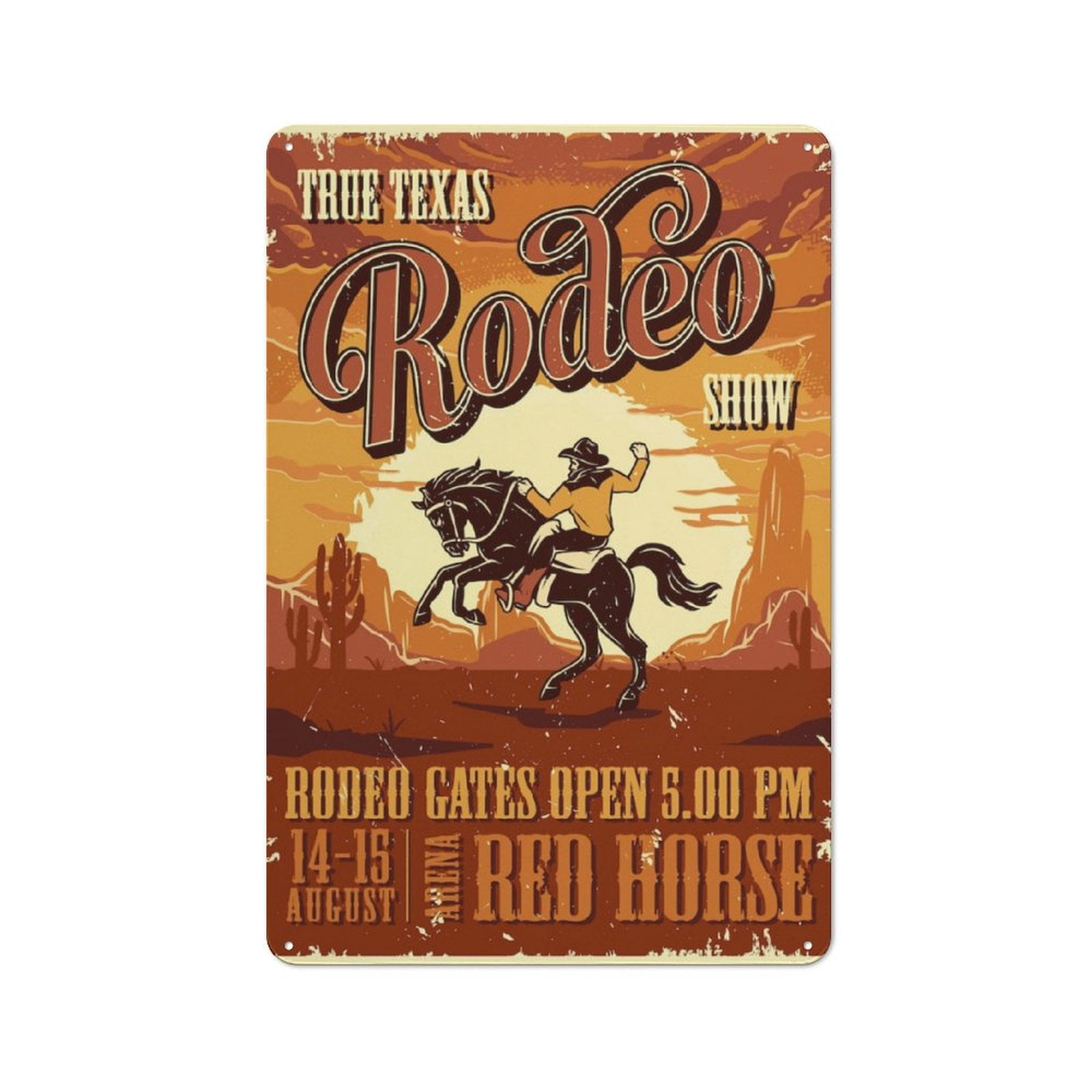 Vintage Metal Tin，Tin Hanging Picture Vintage Ride Appeal Vintage ...