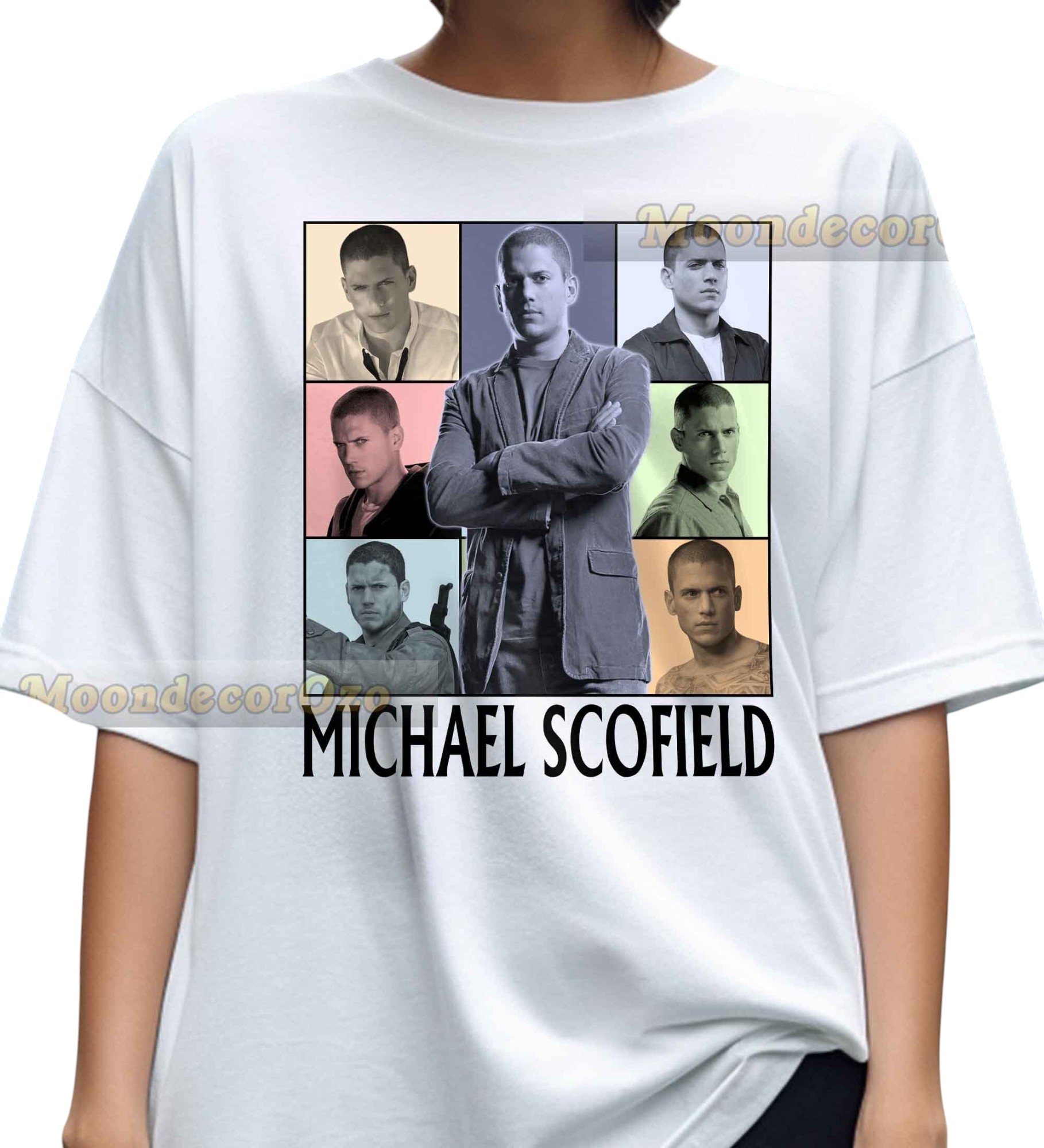 Vintage Michael Scofield Bootleg Rock Style Graphic Unisex T-Shirt for ...