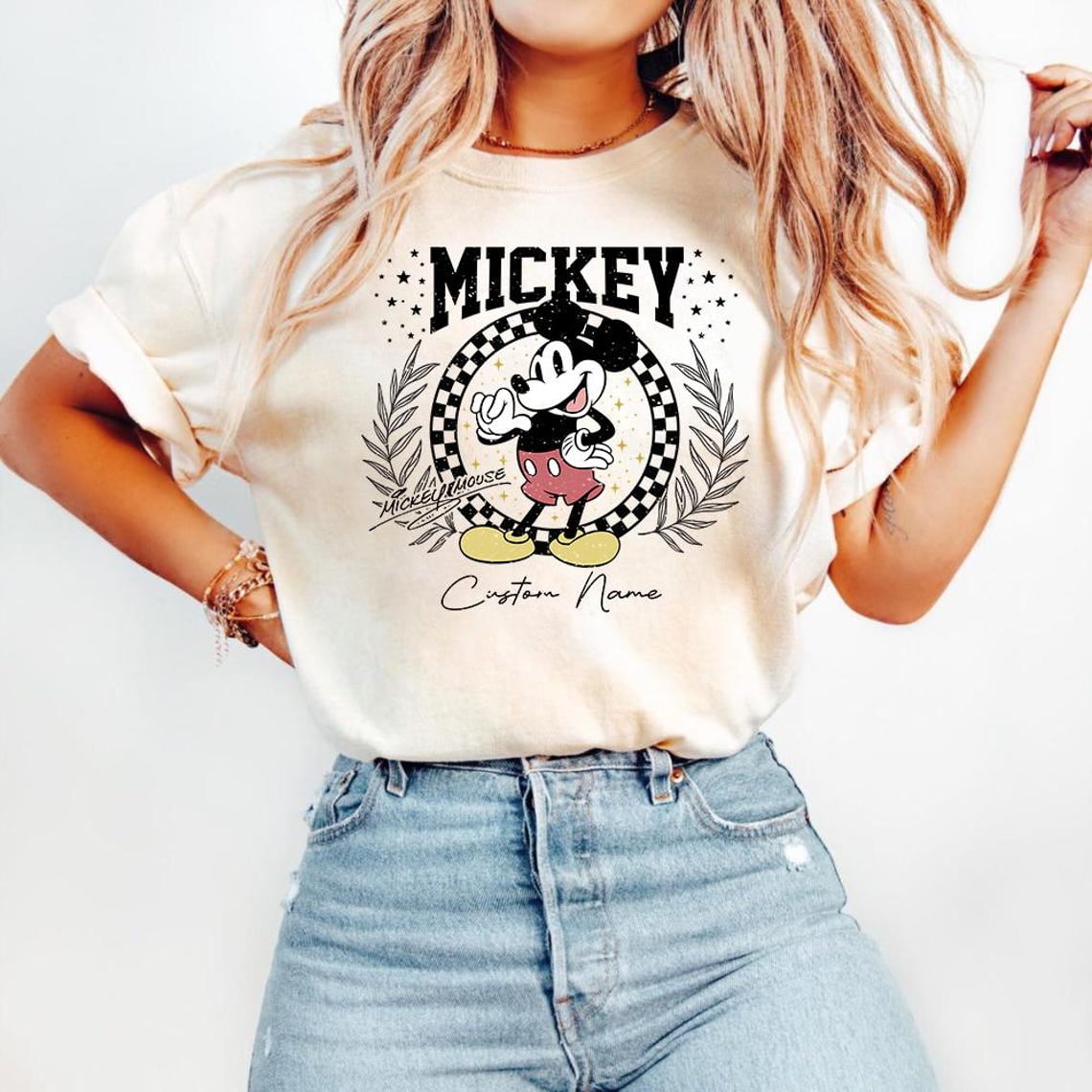 Vintage Mickey Minnie Mouse Shirt Retro Disney Mickey Minnie 1928 T ...
