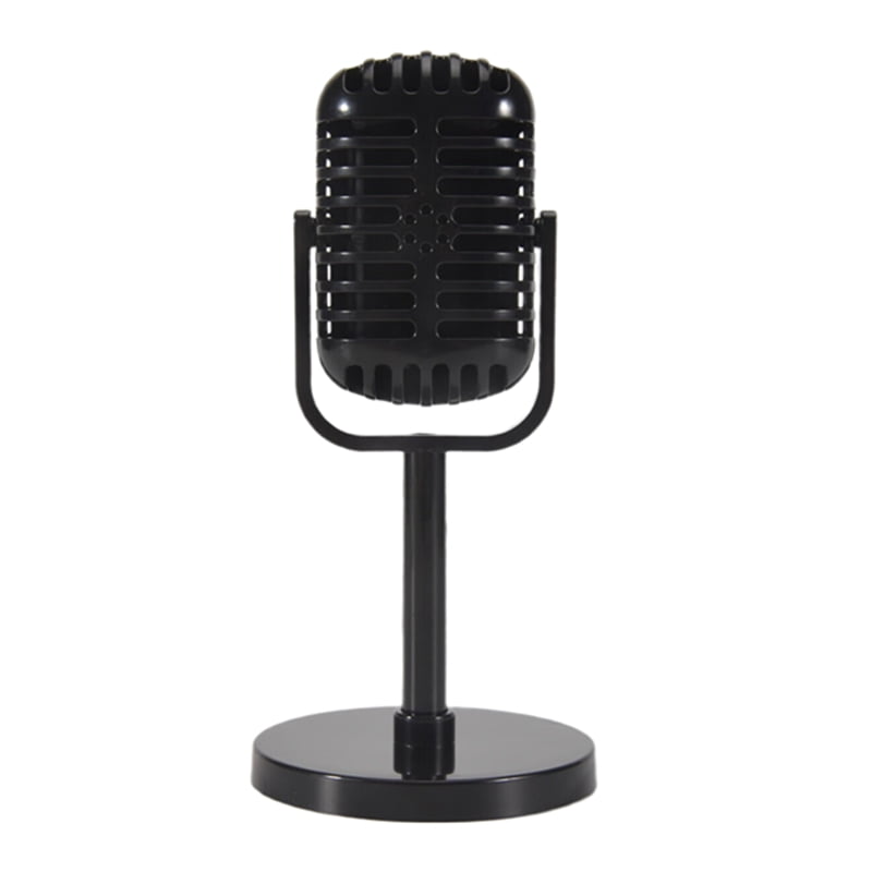 Vintage Microphone Prop,Plastic Fake Microphone,Retro Microphones for ...