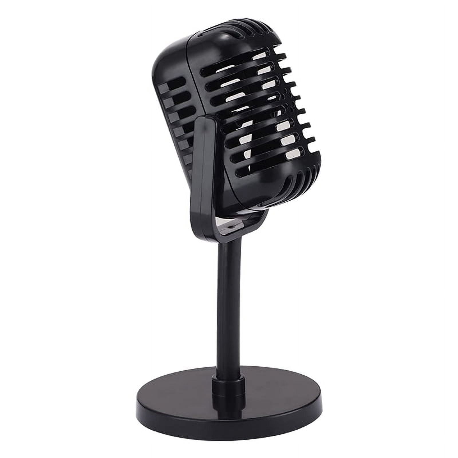 Vintage Microphone Prop,Plastic Fake Microphone,for Role Play - Walmart.com