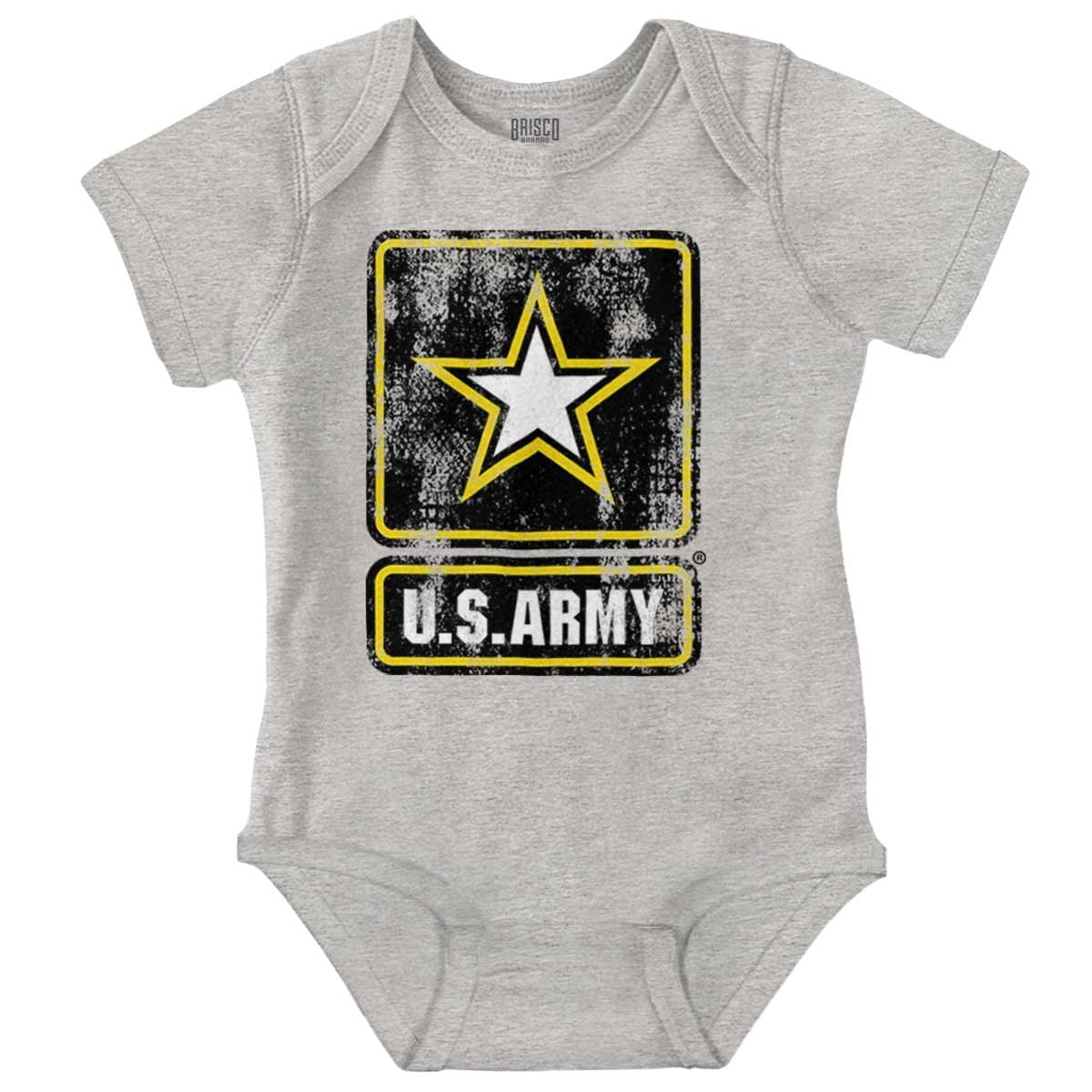 Vintage Military US Army Star Logo Romper Boys or Girls Infant Baby ...