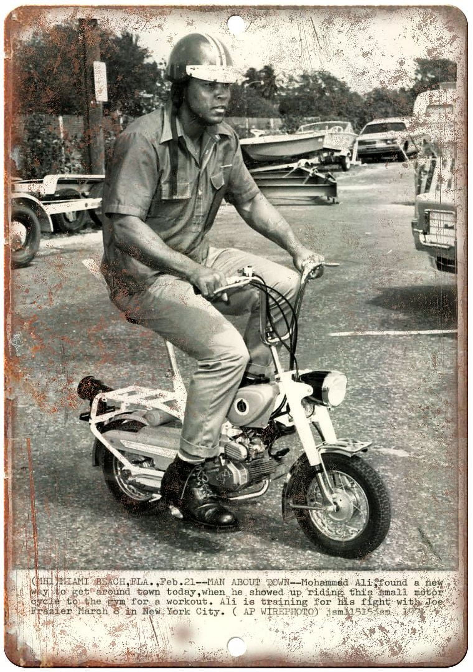 Vintage Mini Bike Go Kart Ad - Retro Look Metal Sign - Jumbo 10" x 14 ...