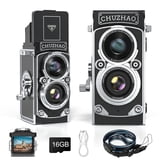 Vintage Mini Digital Camera, Portable TLR Style Retro Point and Shoot ...
