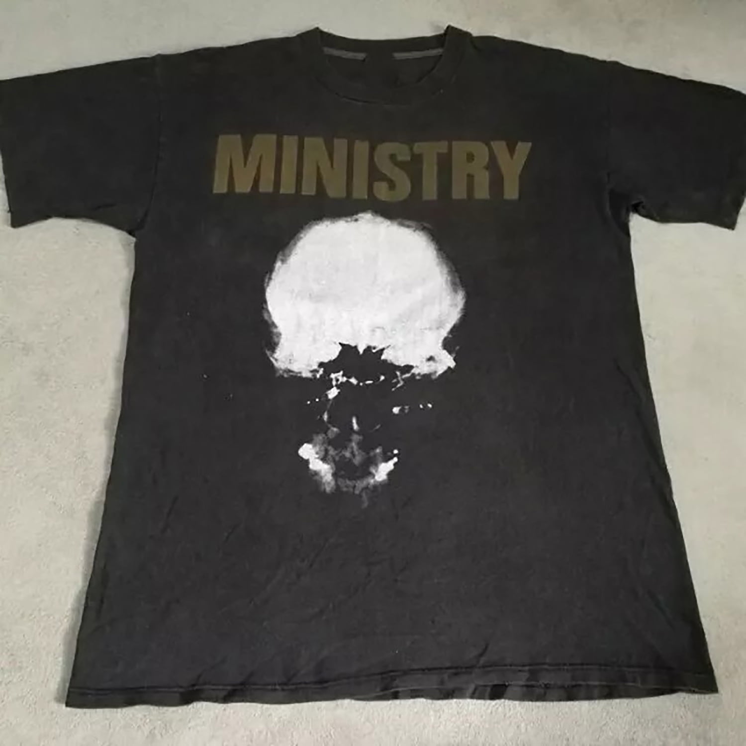 Vintage Ministry Band Black Color T-Shirt - Walmart.com