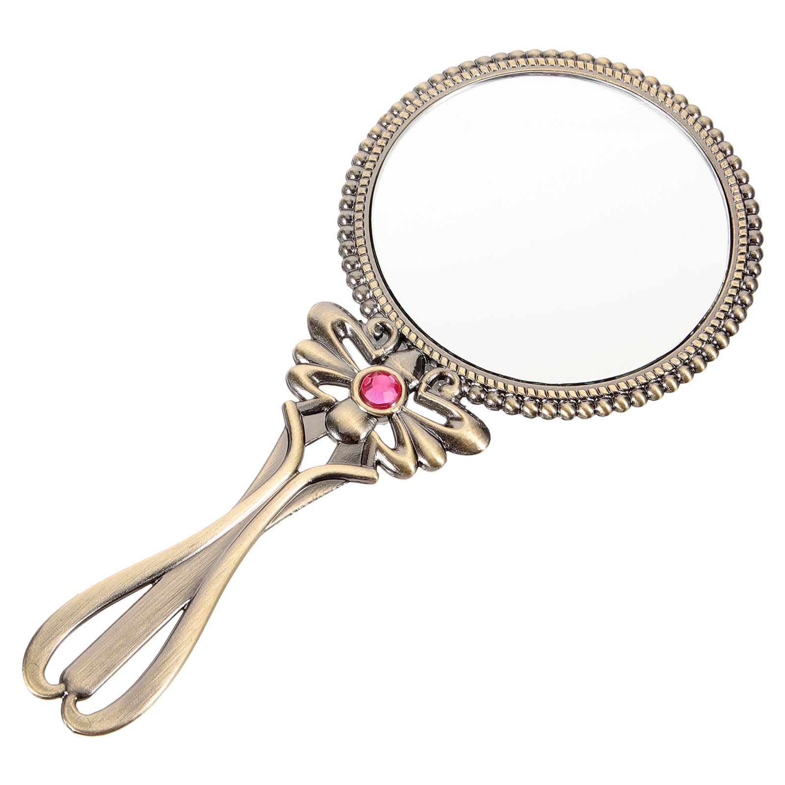 Vintage Mirror Vanity Hand Held with Handle Handheld Girl Miss ...