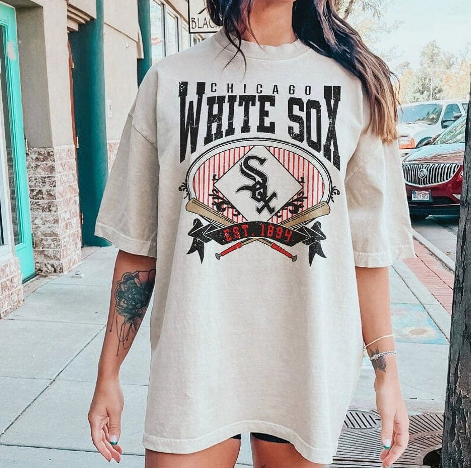 Vintage Mlb 90s Bootleg Chicago T-Shirt, Chicago Blue Baseball T-Shirt, Vintage Baseball Fan T ...