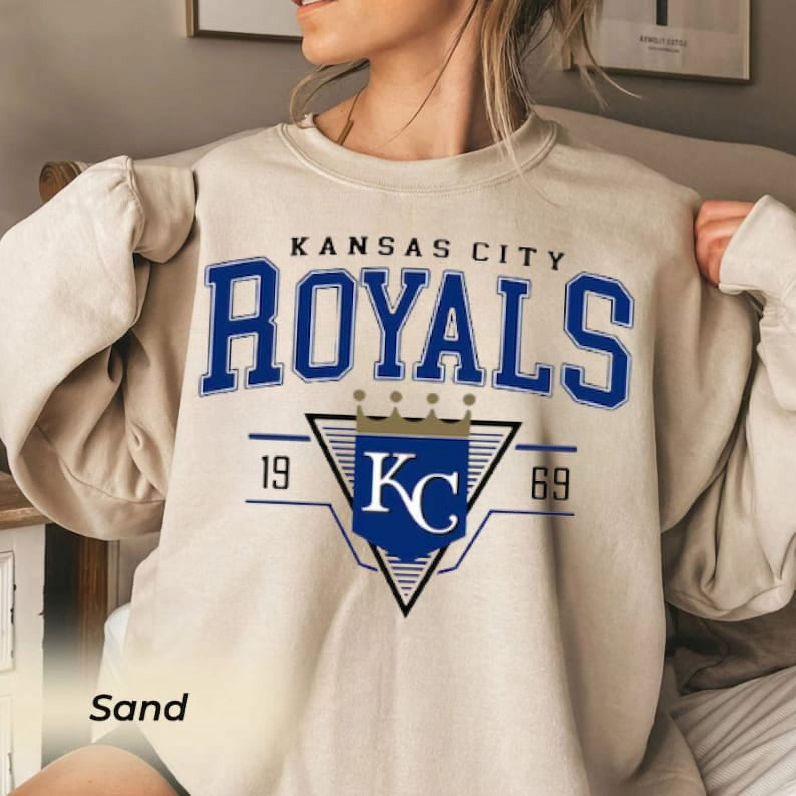 Vintage Mlb 90s Kansas City Sweatshirt, Baseball Fan Shirt, Royals ...