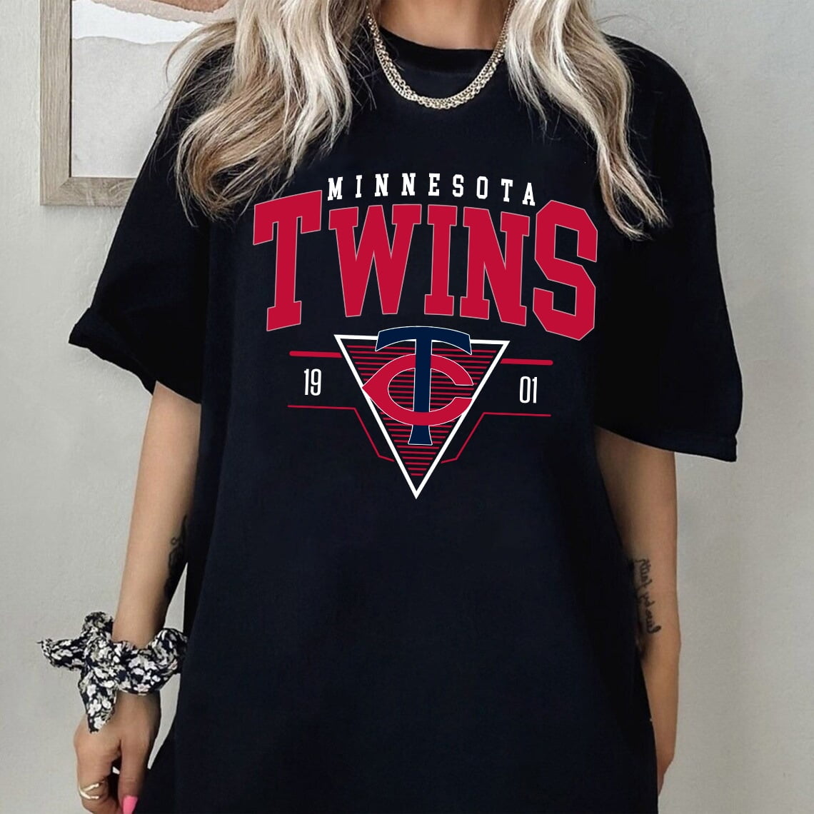 Vintage Mlb 90s Minnesota Unisex T-Shirt, Twins EST 1901 Baseball Shirt ...