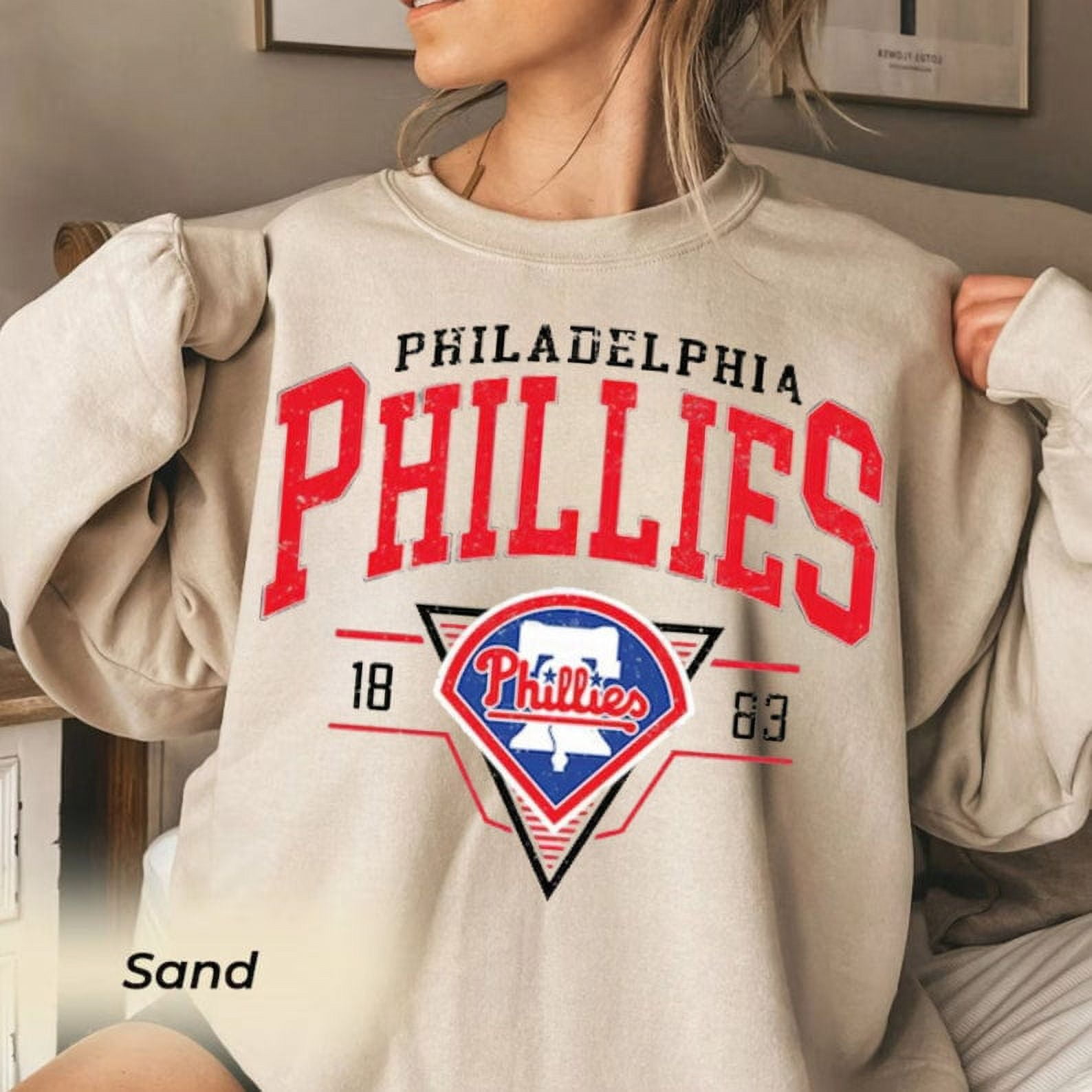 Vintage Mlb 90s Philadelphia Sweater, Phillies Sweatshirt, Baseball ...