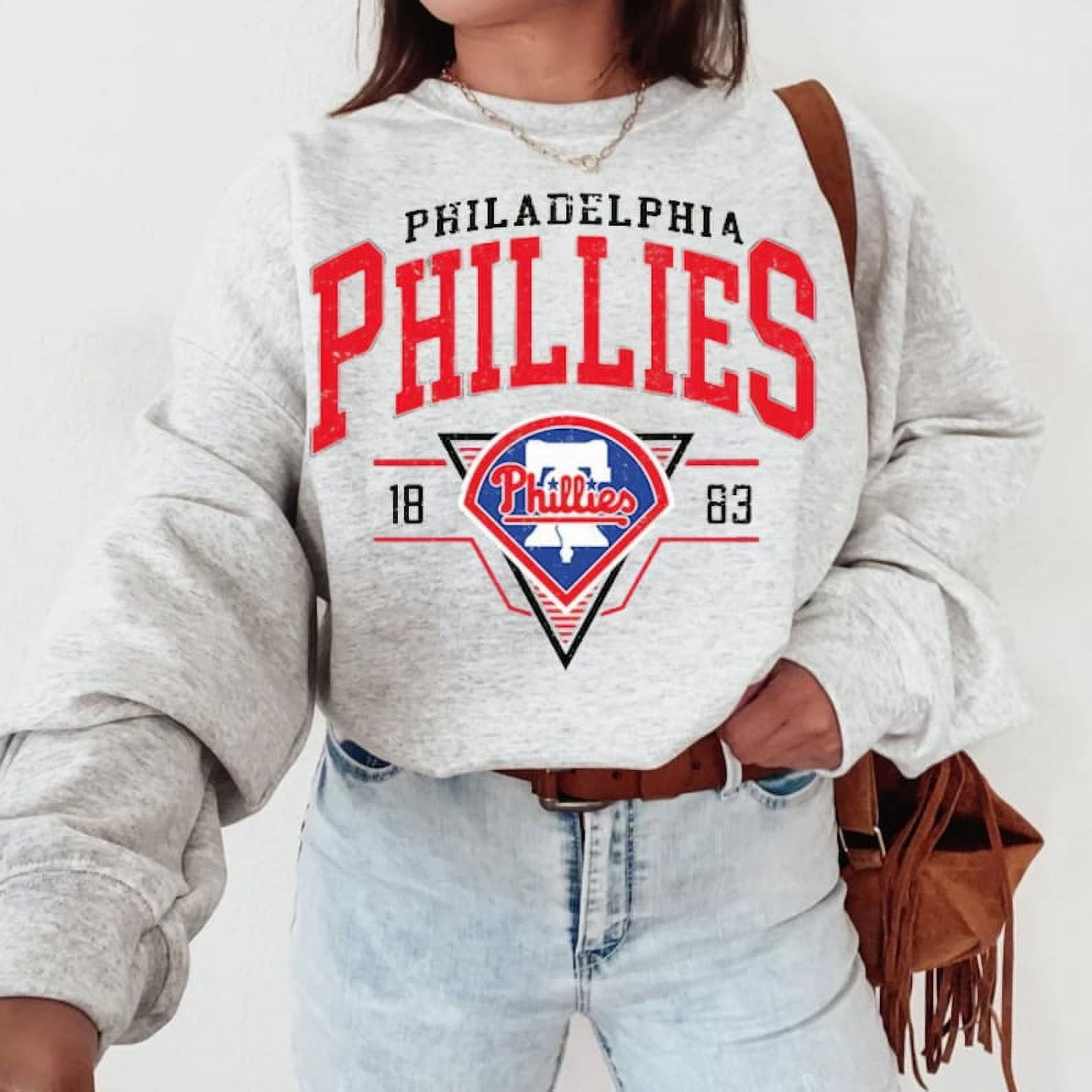 Vintage Mlb 90s Philadelphia Sweater, Phillies Sweatshirt, Baseball Unisex Shirt - Walmart.com