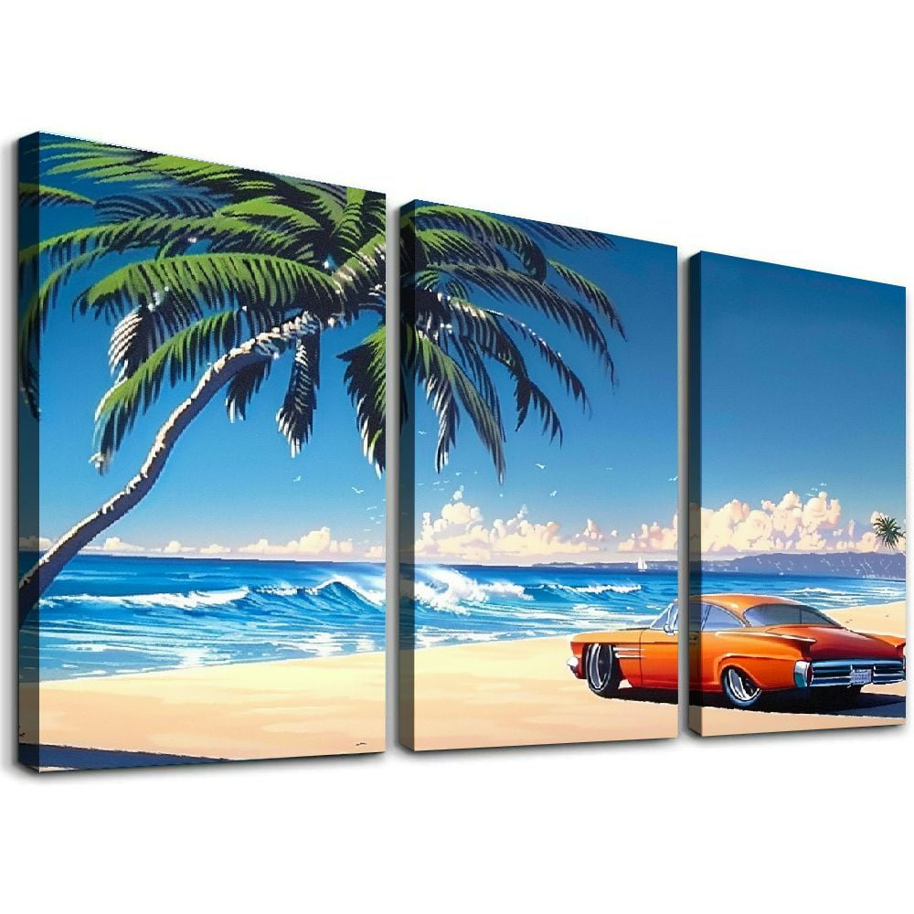 Vintage Modern Landscape Painting Pop Style Poster Hiroshi Nagai Home ...