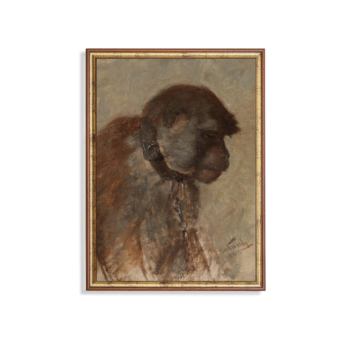 Vintage Monkey Moody Animal Poster For Decor UNFRAMED Poster, 12x18 ...