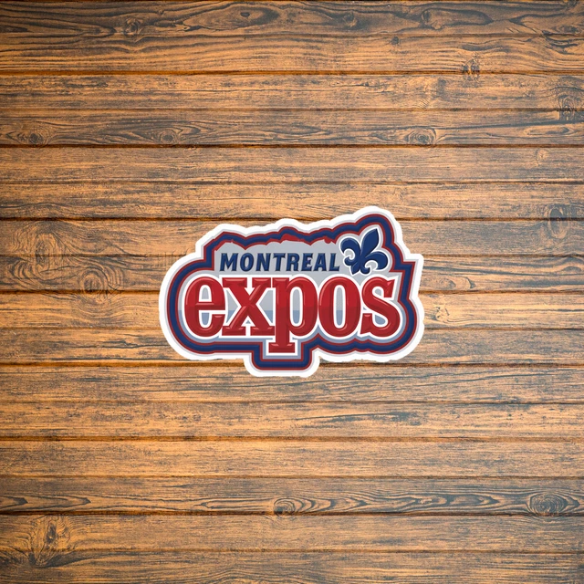 Vintage Montreal Expos Baseball Baseball Team Logo Sticker Decalphone ...