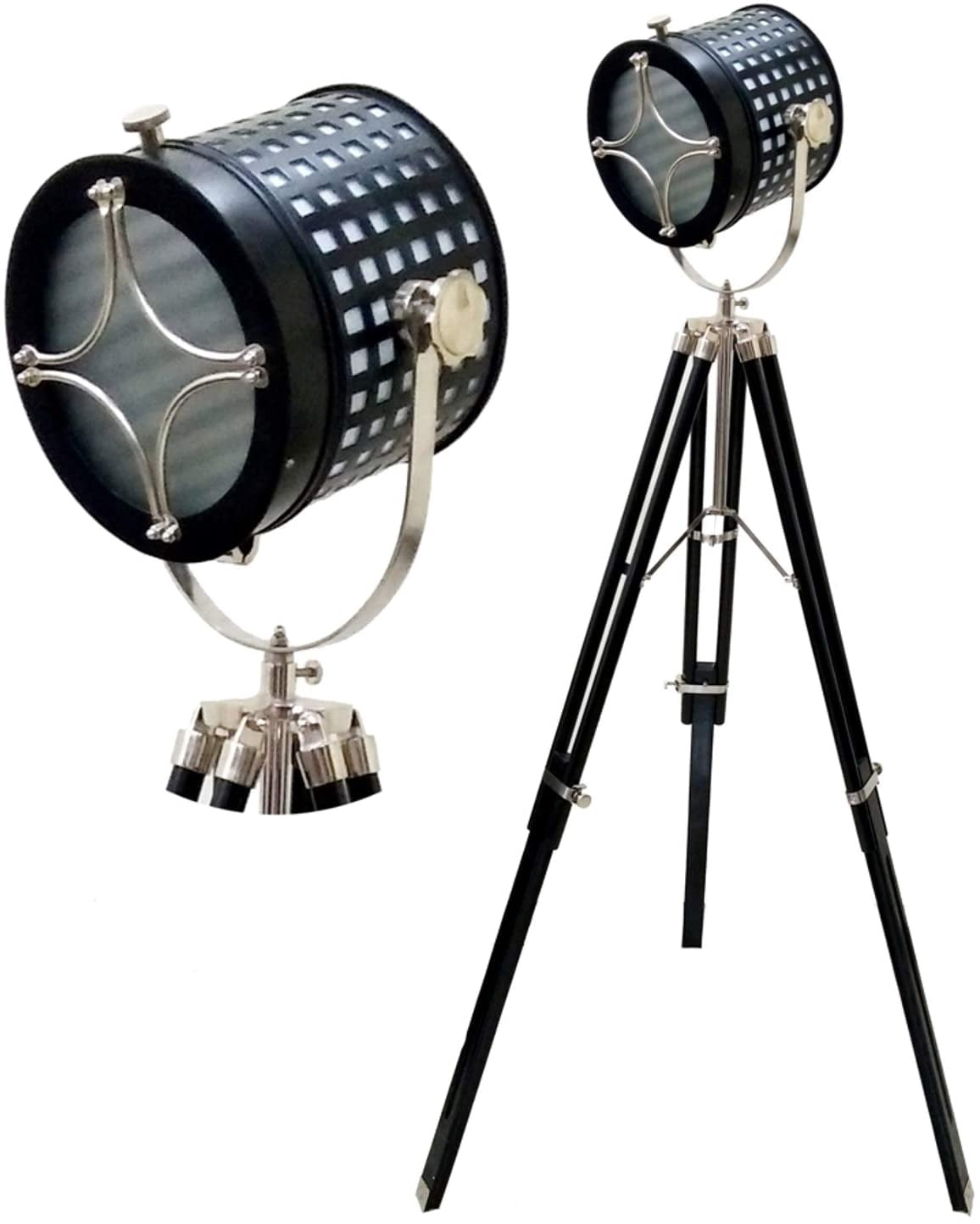 Vintage Morden Searchlight Nautical Lamp Tripod Spotlights Home Decor ...