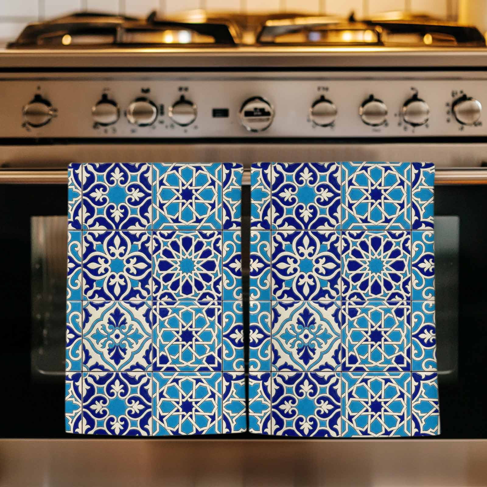 Vintage Morocco Kitchen Towels Set of 1, Traditional Tribal Abstract ...