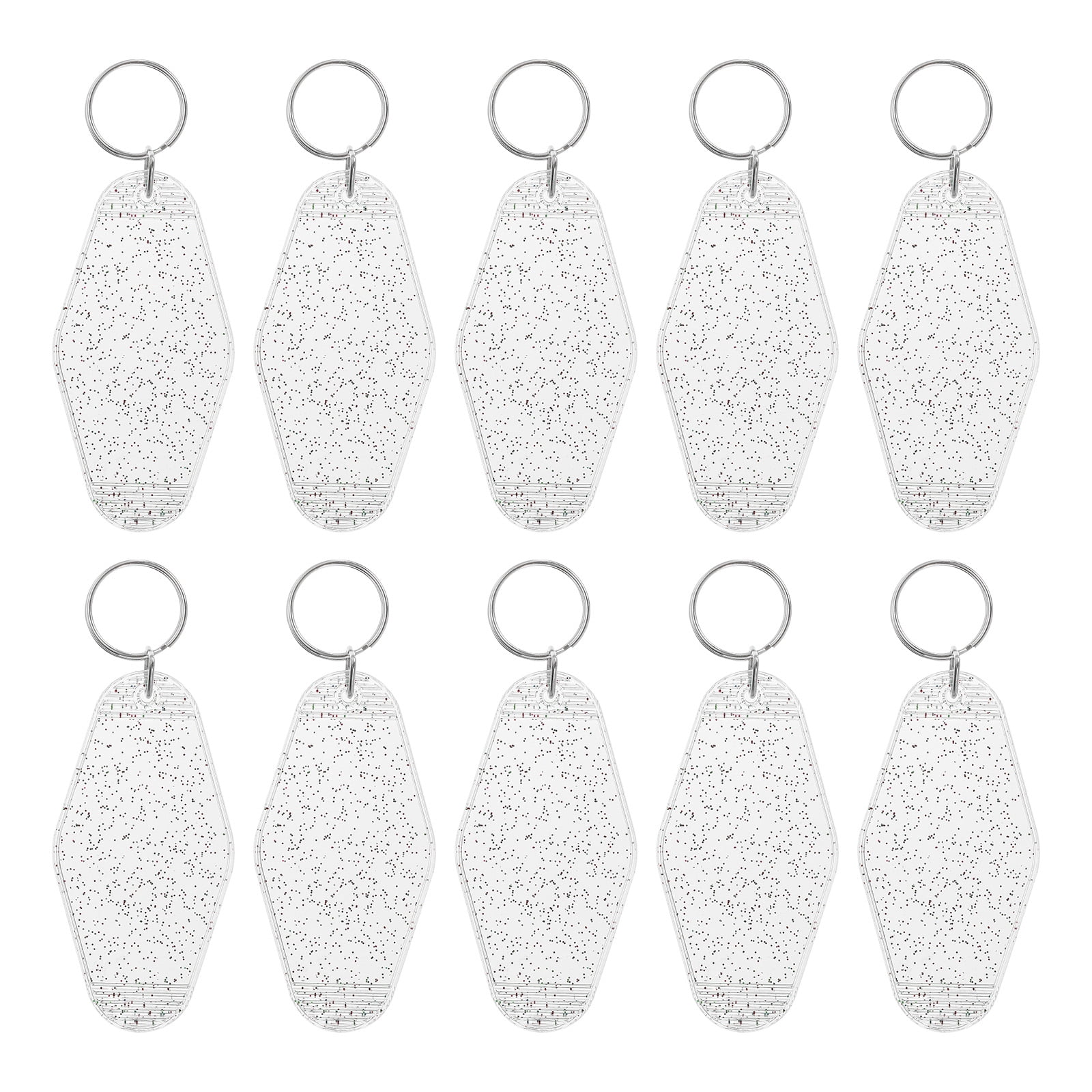 Vintage Motel Keychain Blank Hotel Keychains Key Tag, Clear White with ...