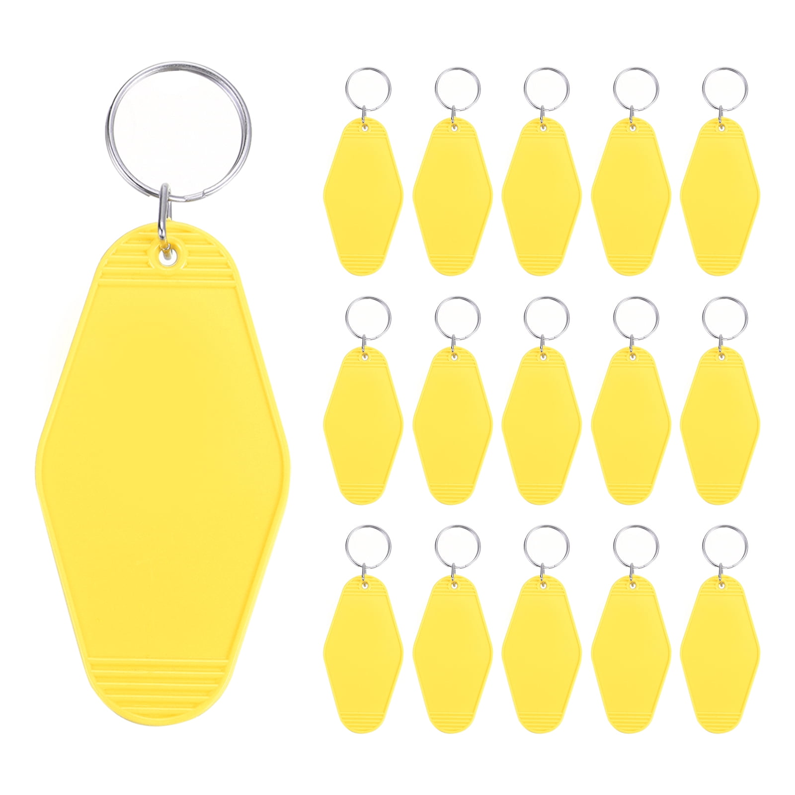 Vintage Motel Keychain Blank Hotel Keychains Rhombus Retro Key Tag ...