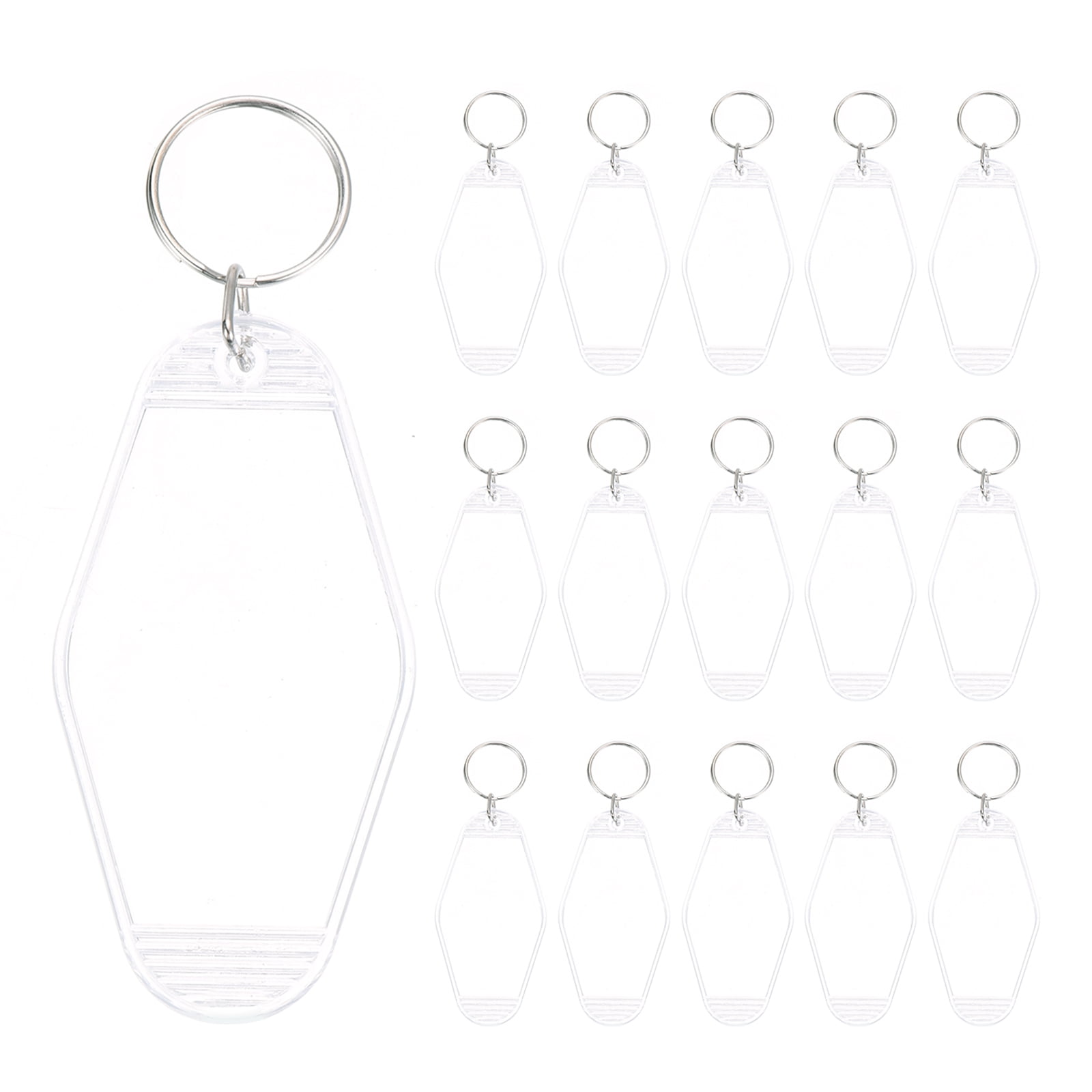 Vintage Motel Keychain Blank Hotel Keychains Rhombus Retro Key Tag ...