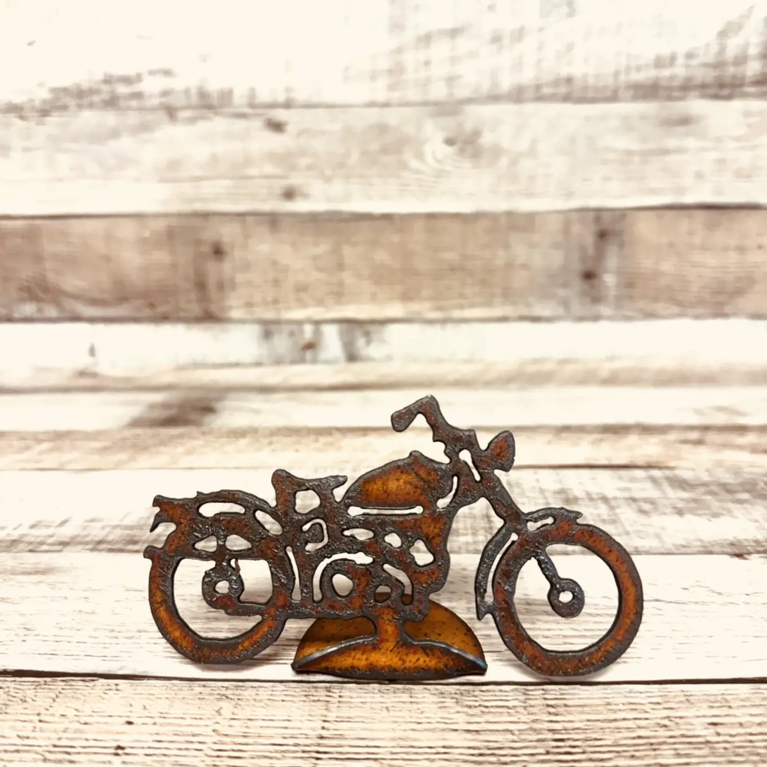 Vintage Motorcycle Rustic Doodad Tabletop Figurine - Walmart.com