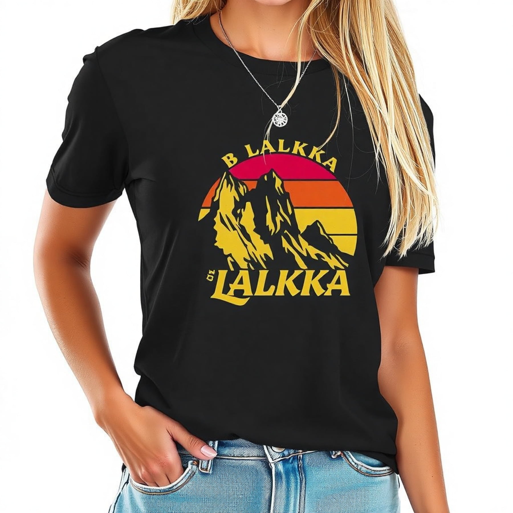 Vintage Mountain Graphic T-Shirt - Adventure & Freedom Design - Retro ...