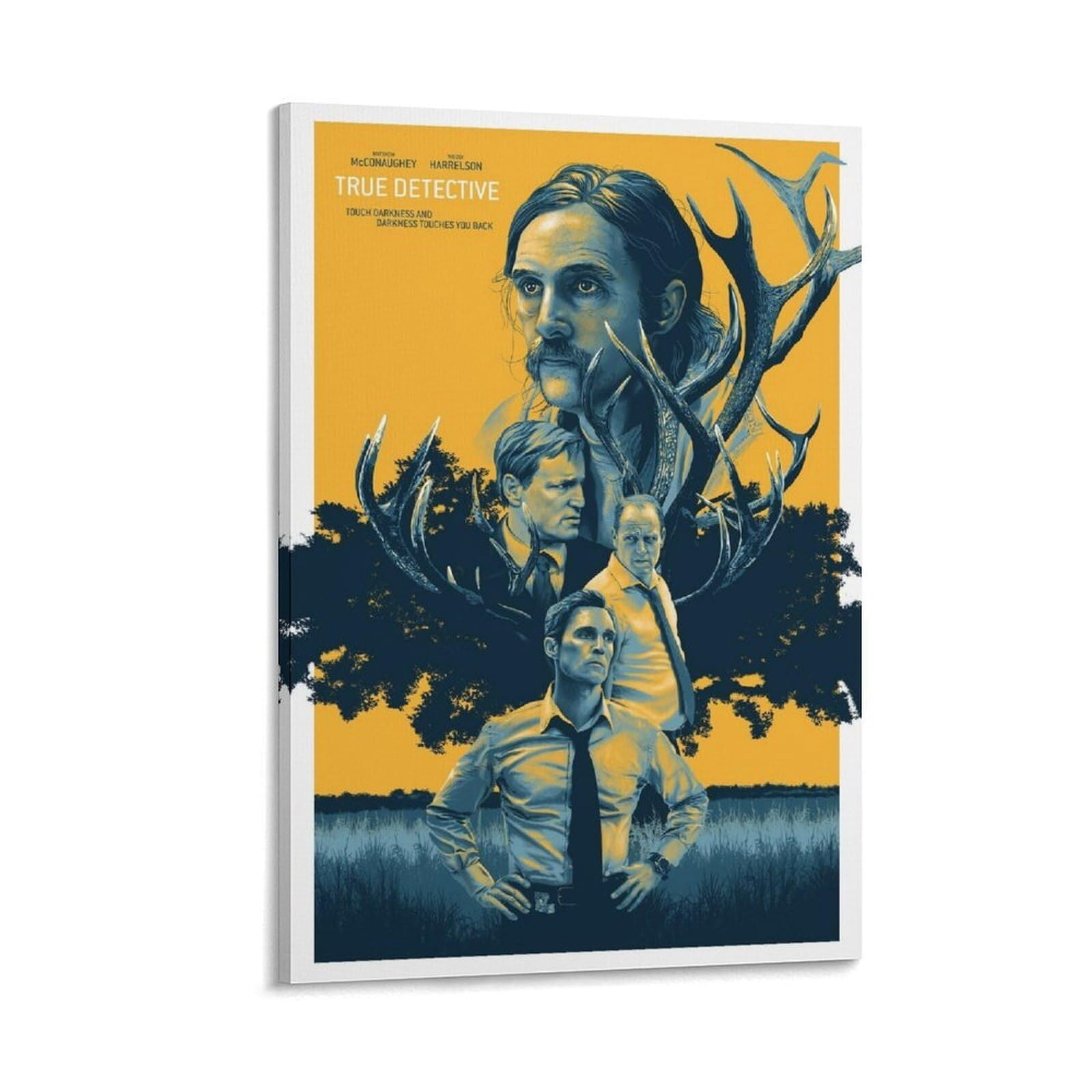 Vintage Movie True Detective TV Show Poster 25 Wall Art Picture ...