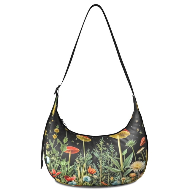 Vintage Mushroom Boho Mushroom Crossbody Bag for Women Magical Forest ...