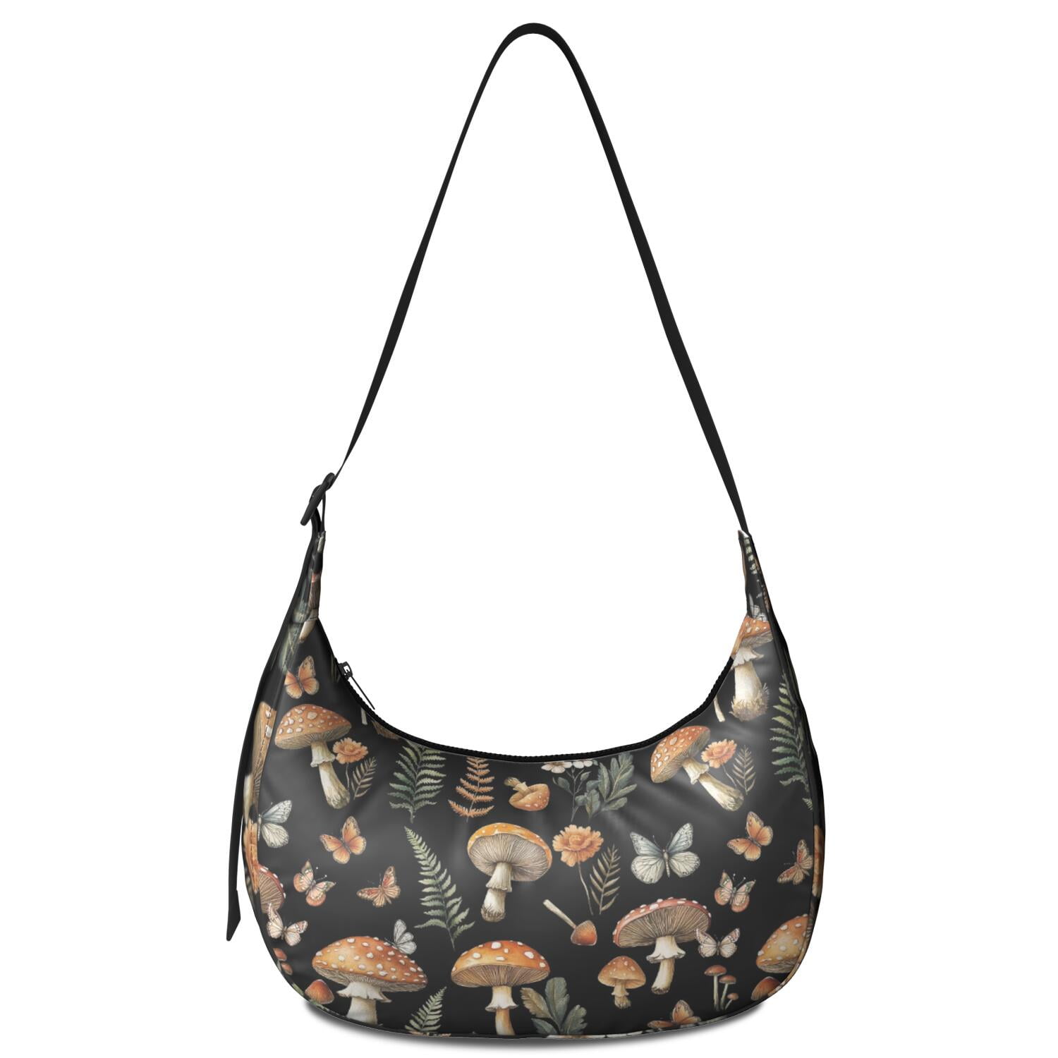 Vintage Mushroom Crossbody Handbag for Women, Stylish Water-Resistant ...