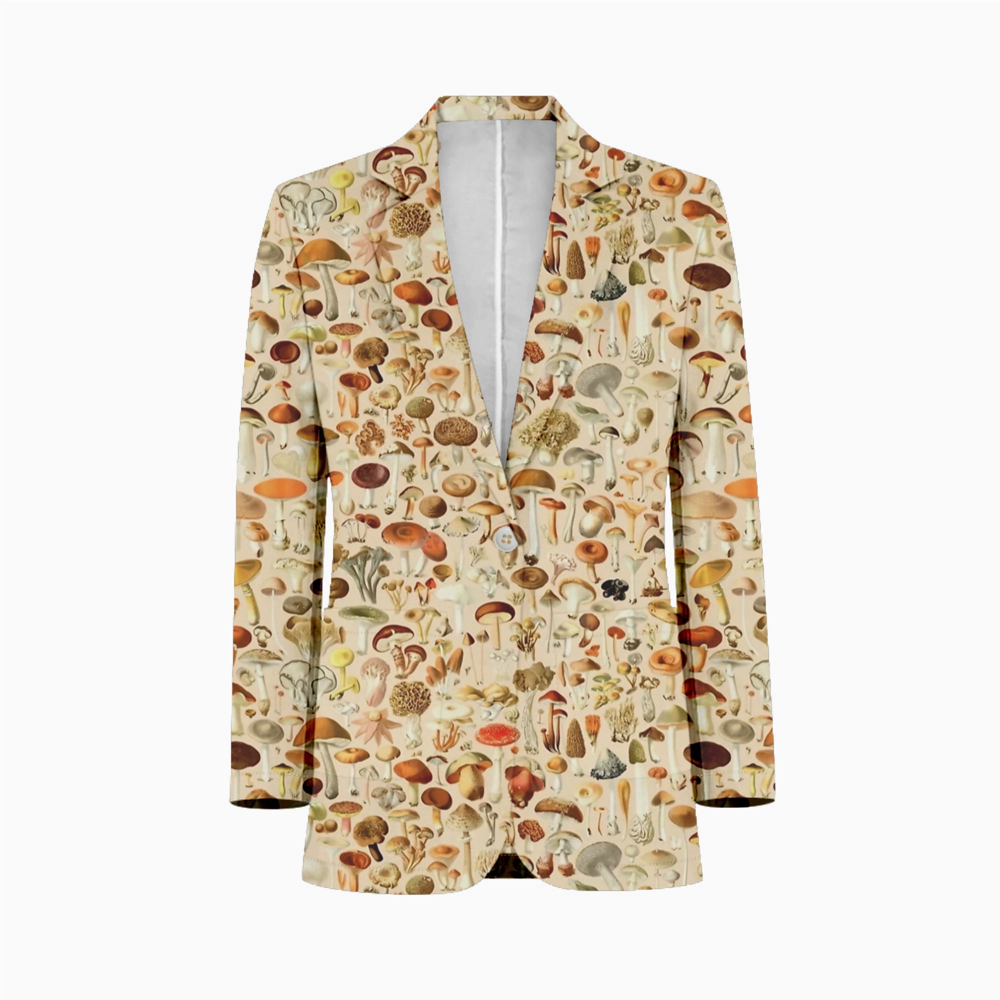 Vintage Mushroom Designs Collection Customized Men's Suits full man ...
