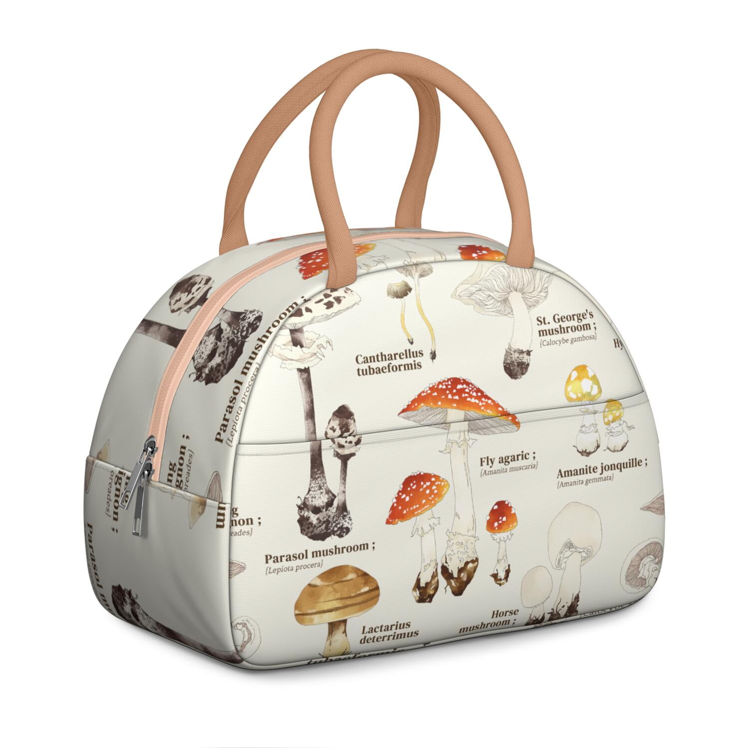 Vintage Mushroom Lunch Box - Retro 70s Psychedelic Fungi Pattern ...