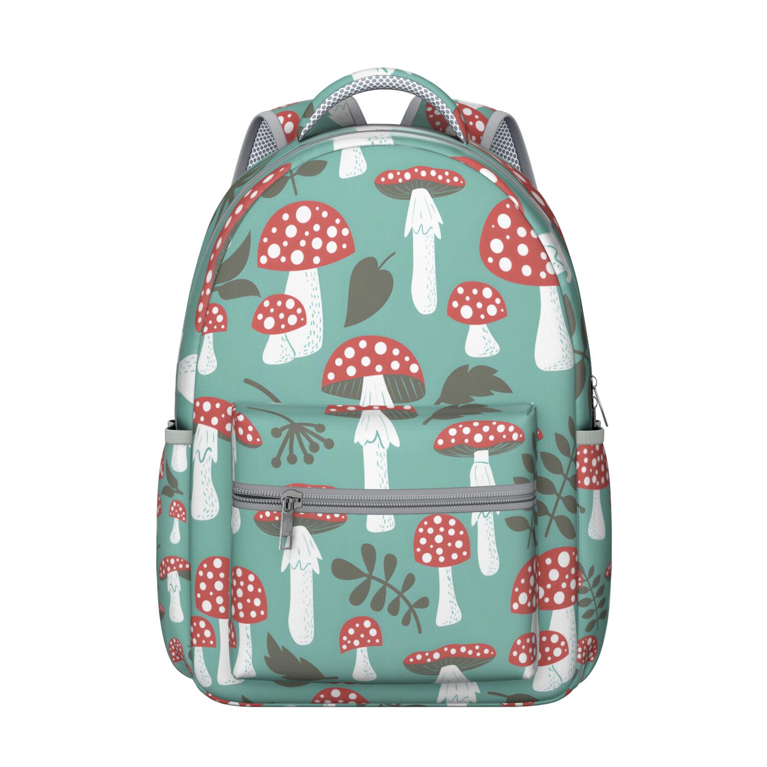 Vintage Mushroom School Backpack Whimsical Fairy Tale Mushroom and ...