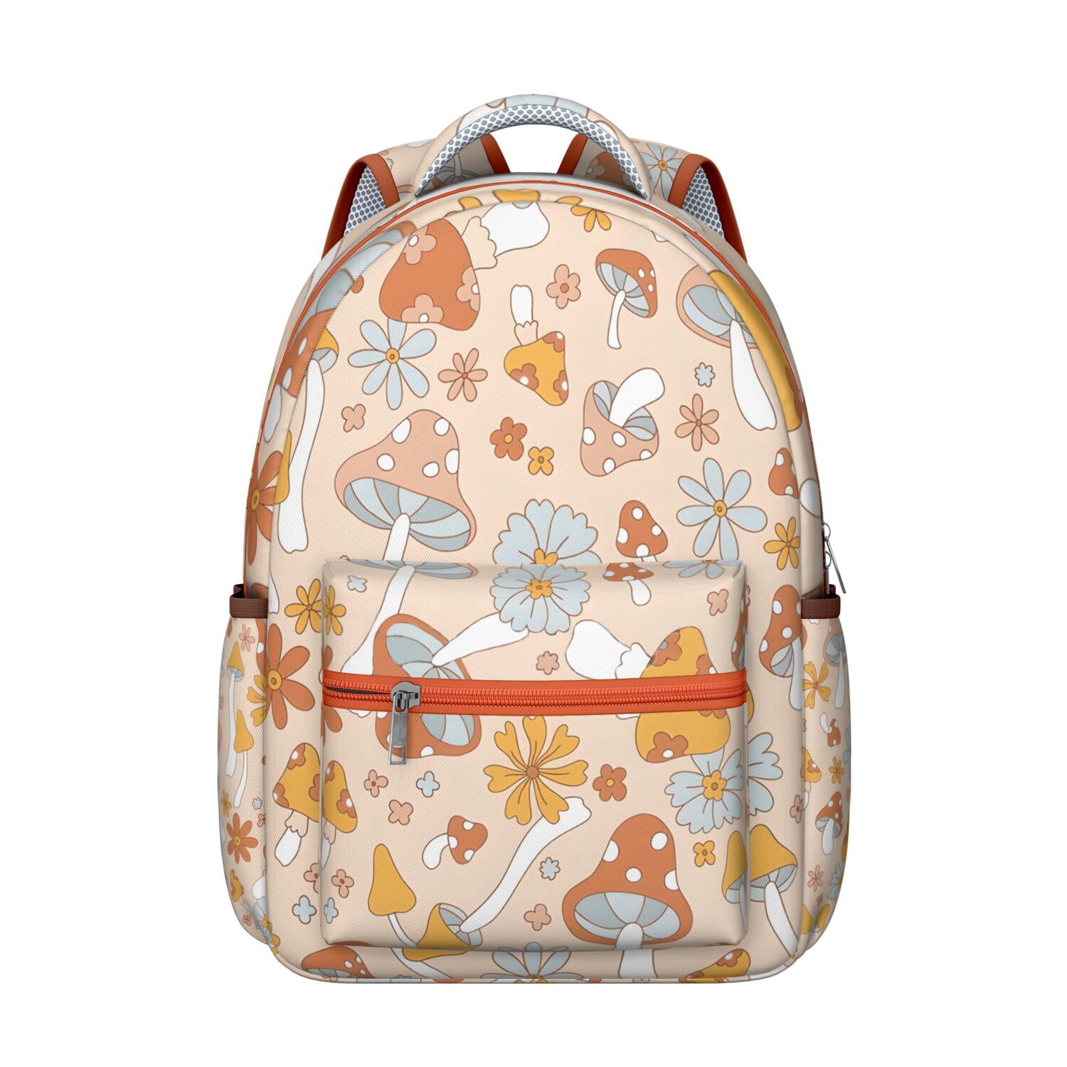 Vintage Mushroom School Backpack Whimsical Fairy Tale Mushroom and ...